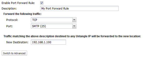 Port Forward Rules - Edge Threat Management Wiki - Arista